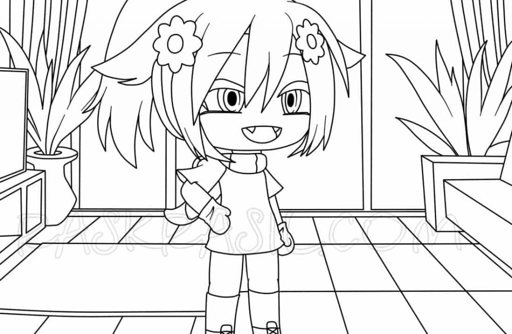 Gacha Life 2 Coloring Pages: Create new designs by coloring!🎨