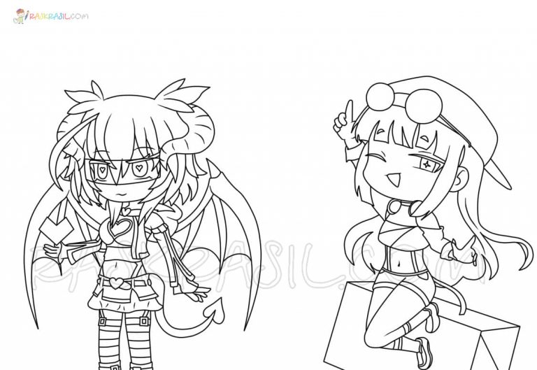 Best Gacha Club Coloring Pages 🖍